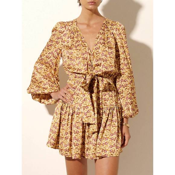Kivari | Dresses | New Kivari Mia Tie Front Mini Dress In Multi | Poshmark